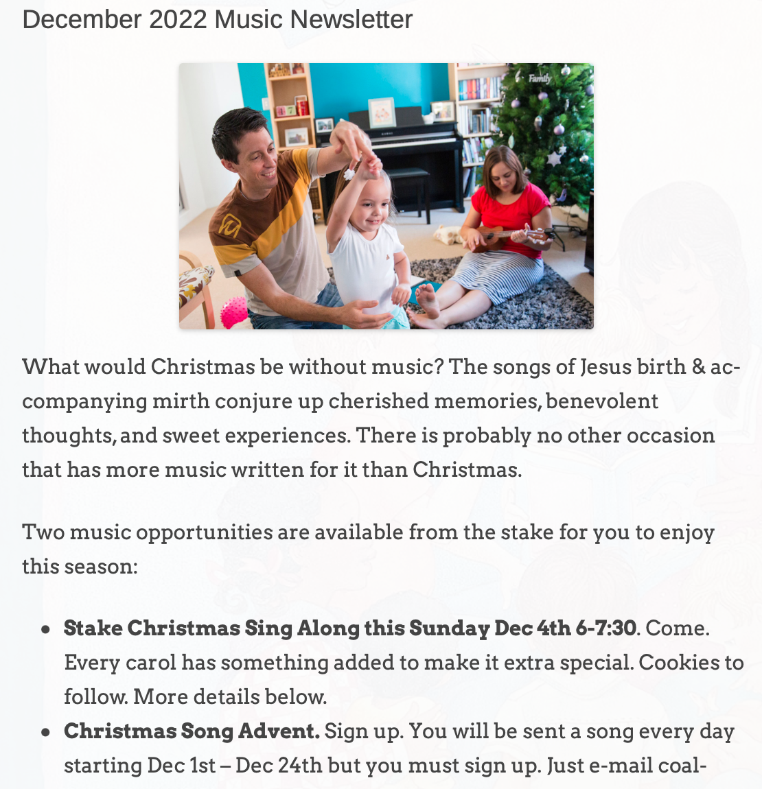 December Music Newsletter Now Available | Coal Mountain Stake Music of ...